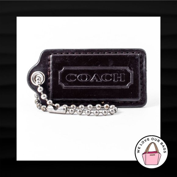 Coach | Accessories | 25 Large Coach Brown Leather Key Fob Bag Charm ...